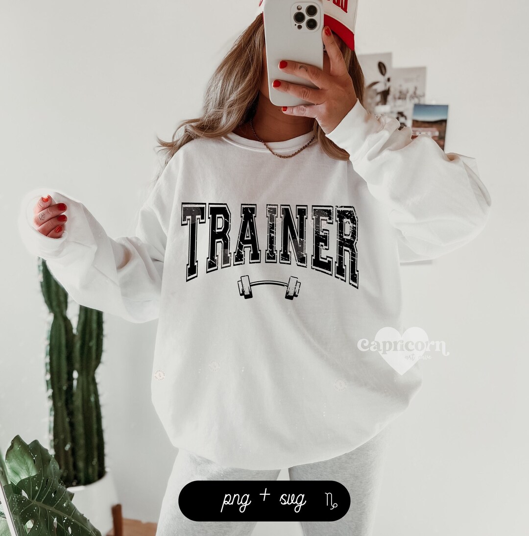 Personal Trainer SVG and PNG | Varsity Gym Svg, Instructor Svg, Leg Day ...