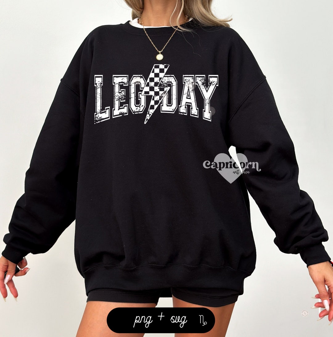 Leg Day SVG and PNG Varsity Svg, Girls Who Lift Svg, Leg Day Svg ...
