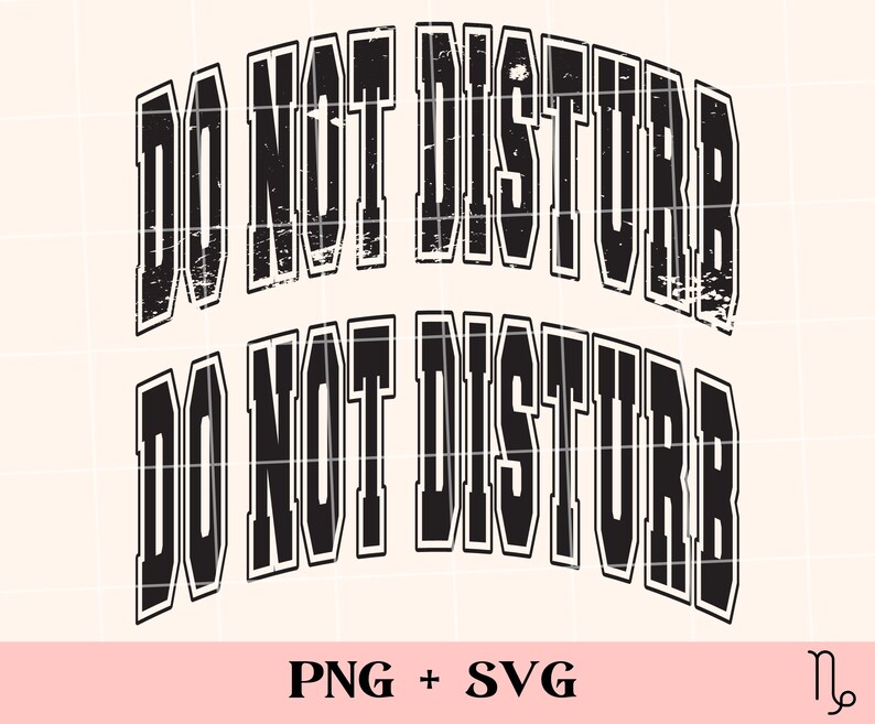 Do Not Disturb SVG PNG Antisocial Png Funny Svg - Etsy