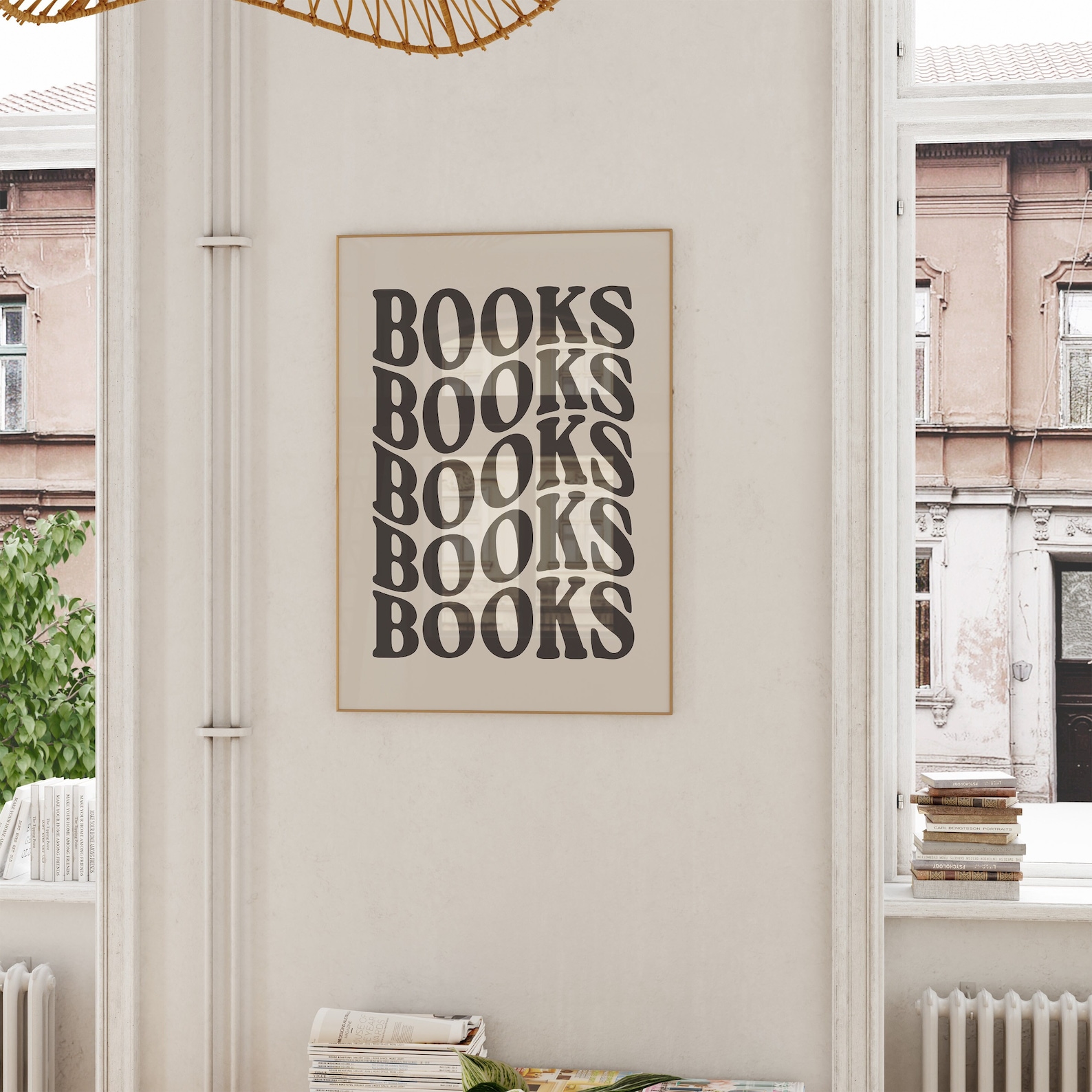 Bookish Art Print Bookish Wall Art Digital Printable Wall Decor Book ...