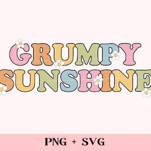 Grumpy X Sunshine SVG and PNG | Bookish Png, Romance Tropes Reading Svg ...