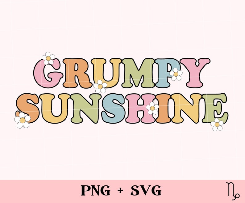 Grumpy X Sunshine SVG and PNG Bookish Png Romance Tropes - Etsy