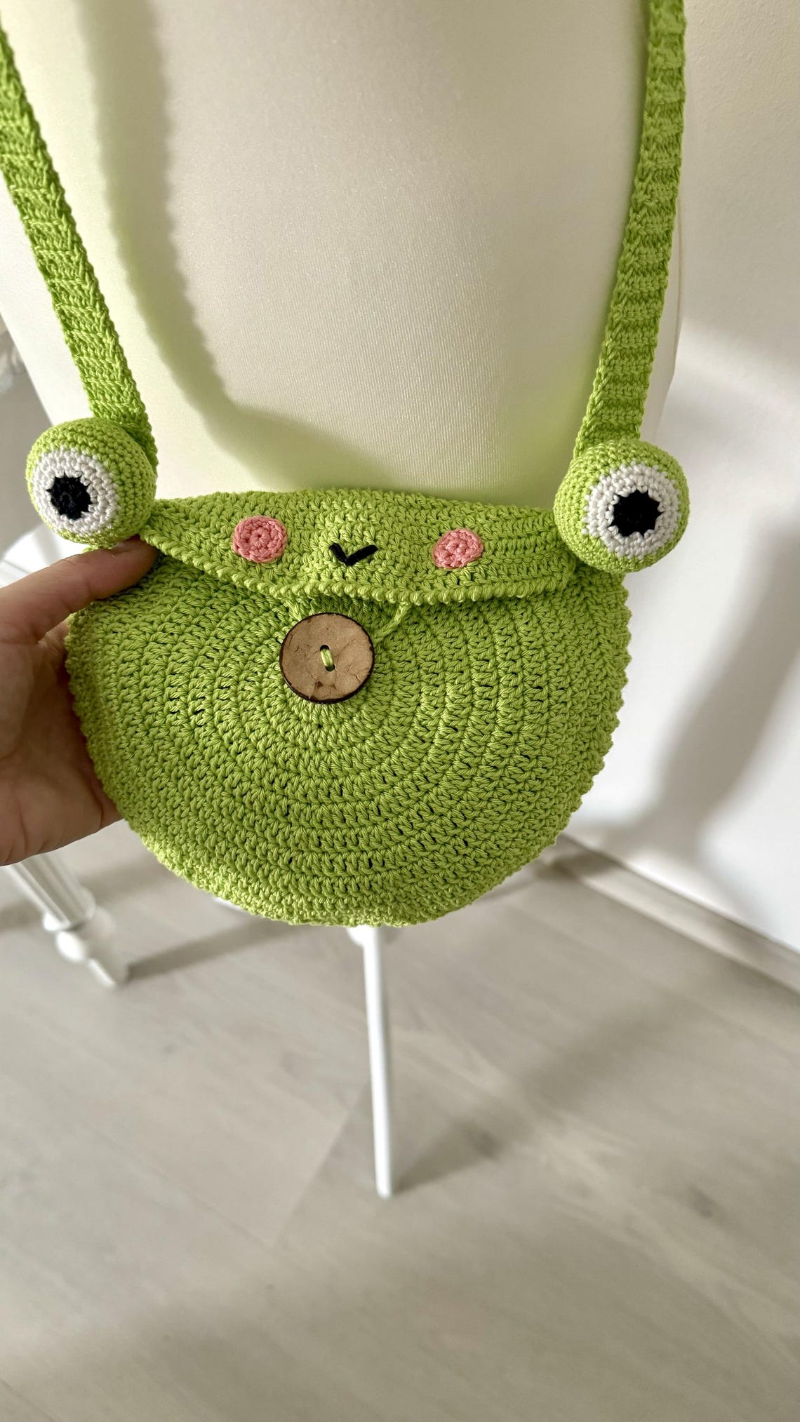 Handmade Crochet Frog Bag - Etsy