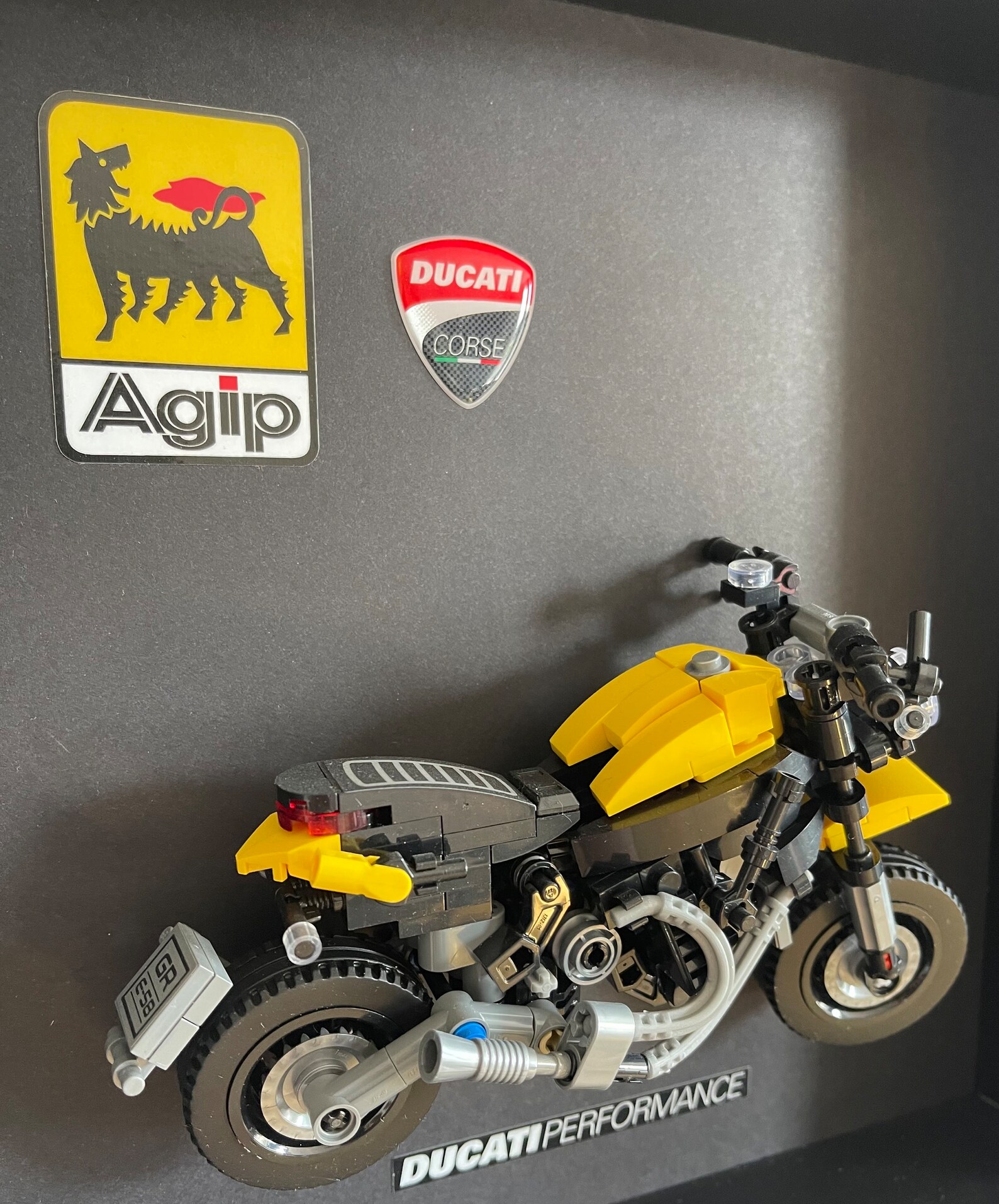 Ducati Course Scrambler Brick Model Bike, One of a Kind Frame - Etsy