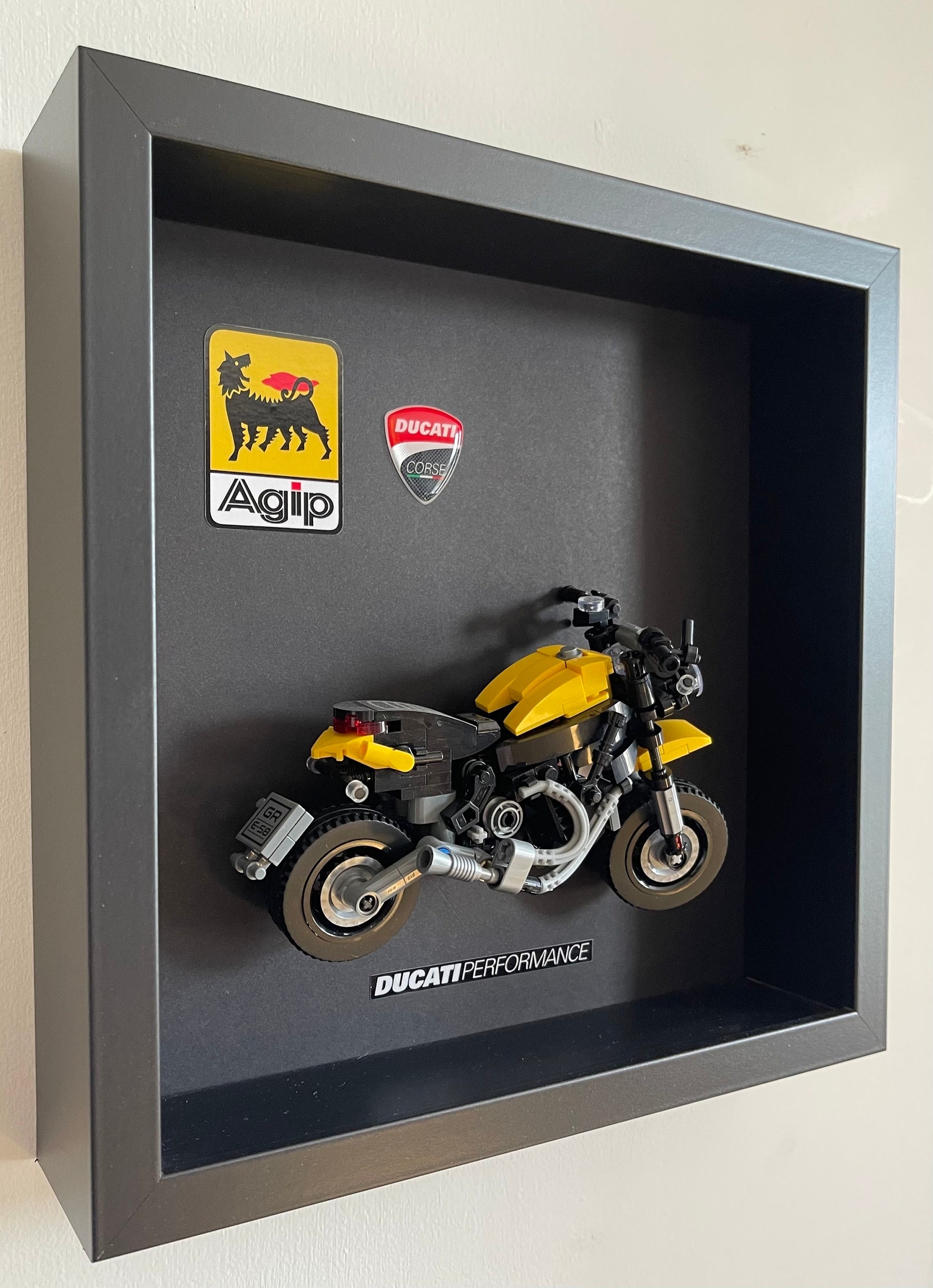 Ducati Course Scrambler Brick Model Bike, One of a Kind Frame - Etsy