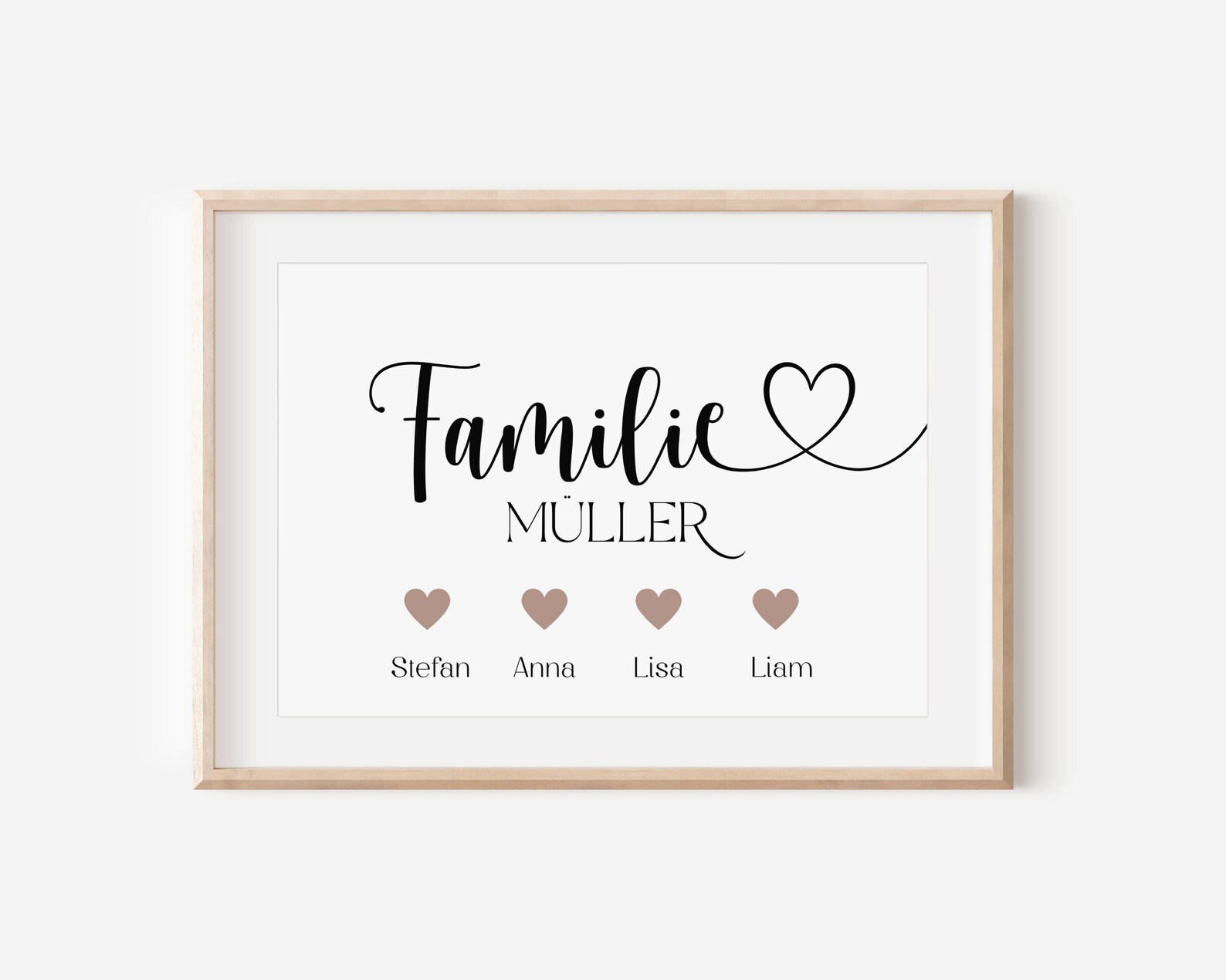 Family Name Posters|personal Wall Decor With Family Names|home Wall ...