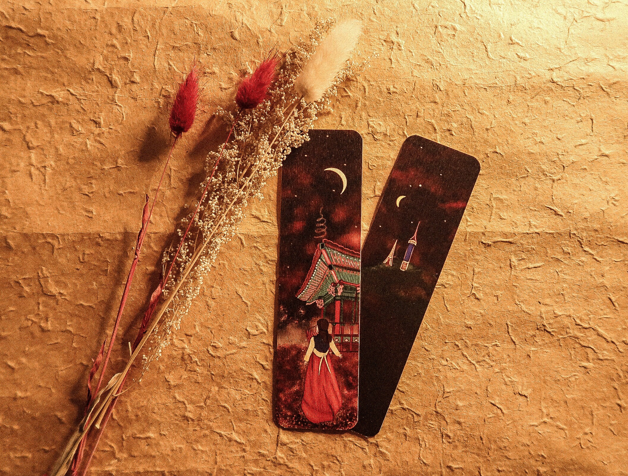 Illustrated Bookmark - South Korea // Original Unique Stationery ...
