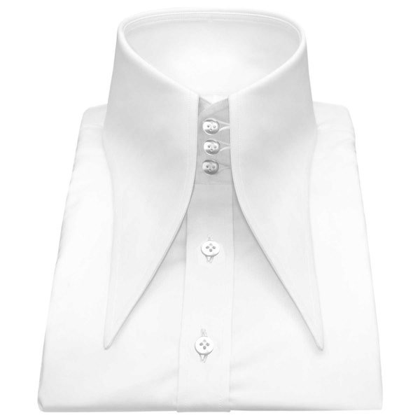 Wide Collar Shirt - Etsy