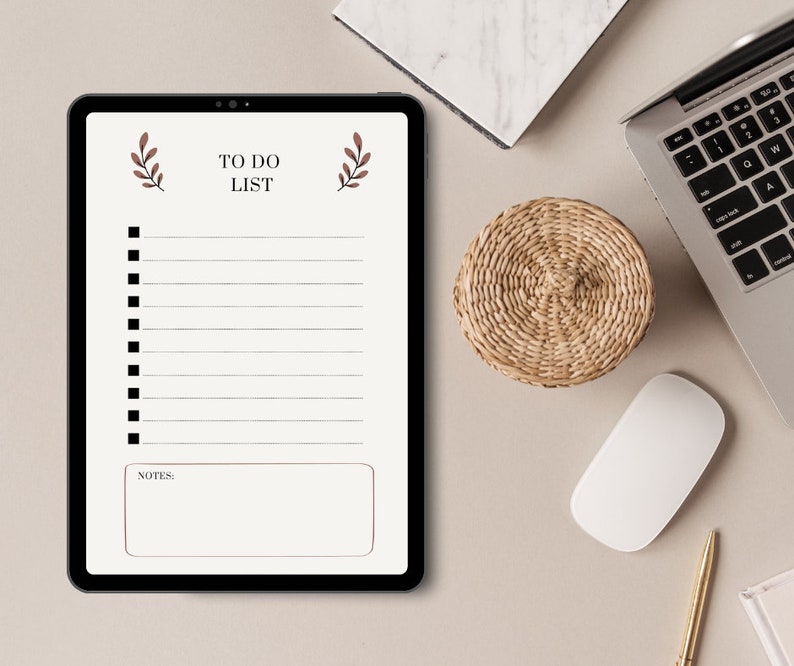 To Do List, Printable to Do List, Instant Download, Minimalistic to Do ...