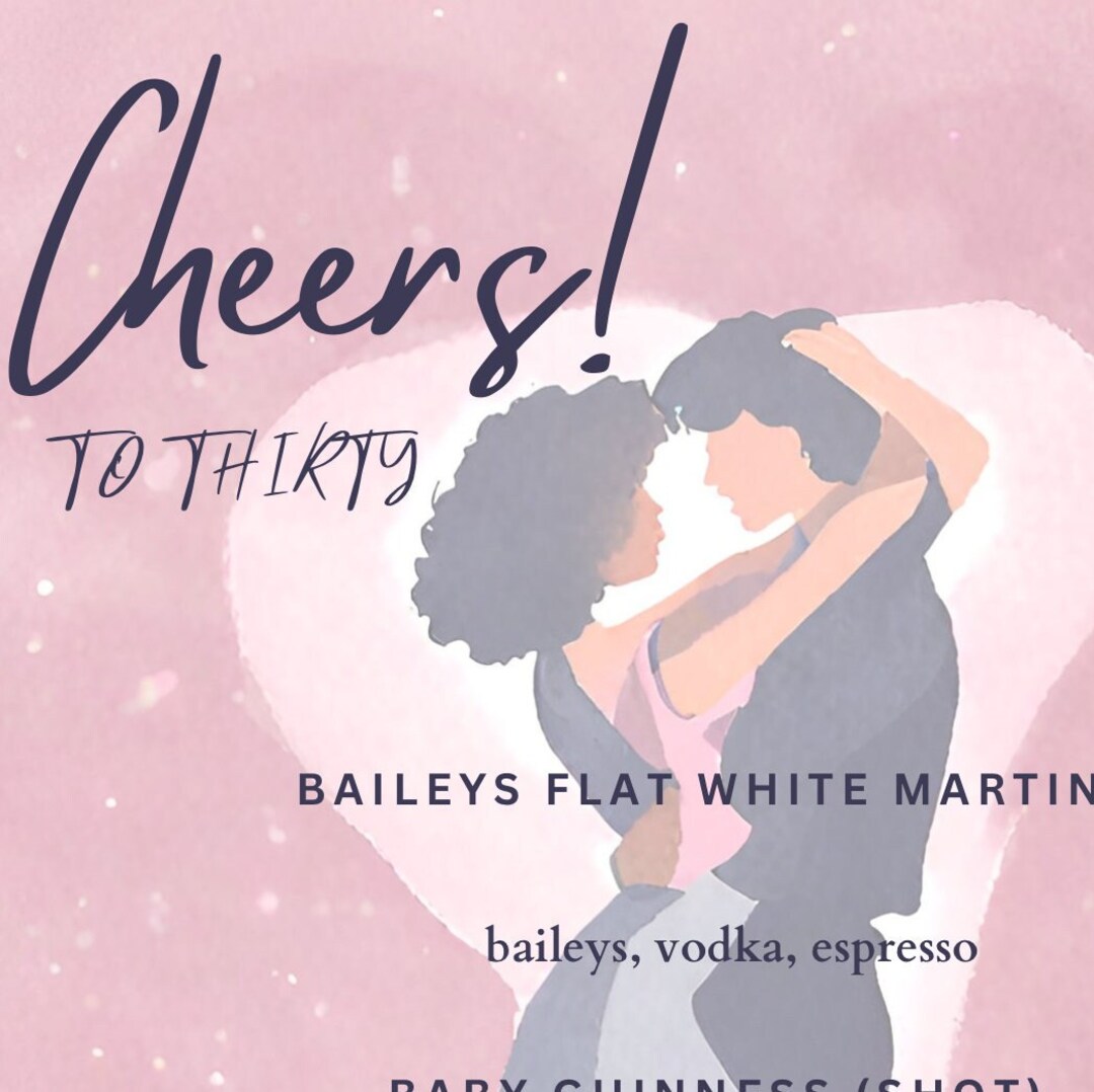 Dirty Dancing Themed Cocktail / Drinks Menu - Etsy