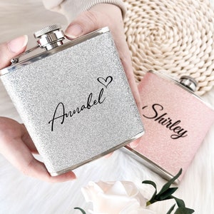 Personalized Engraved Flask for Women, Flask for Her, Custom Women's ...