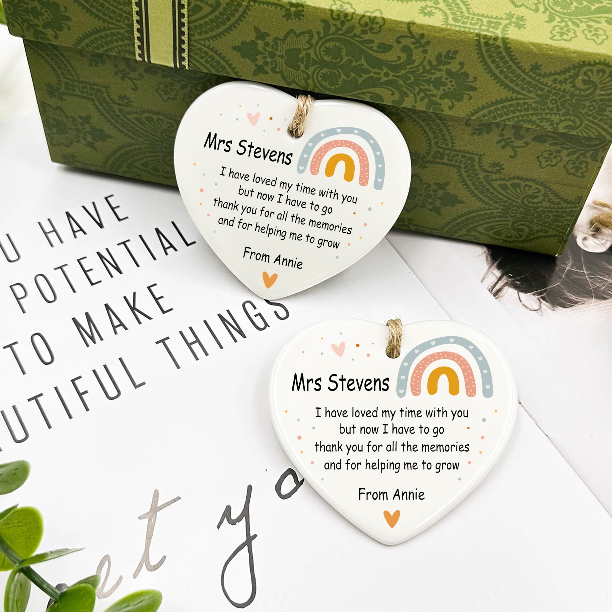 Thank You Teacher Rainbow Gift Teacher Appreciation Gifts - Etsy