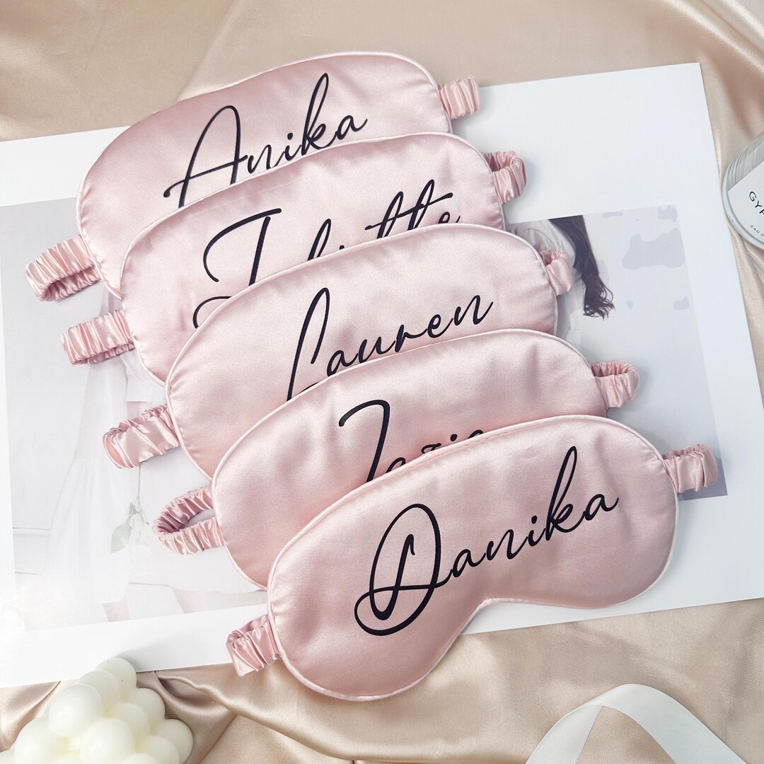 Personalized Eye Mask, Bridesmaid Gift, Bridal Party Gift, Sleep Mask ...