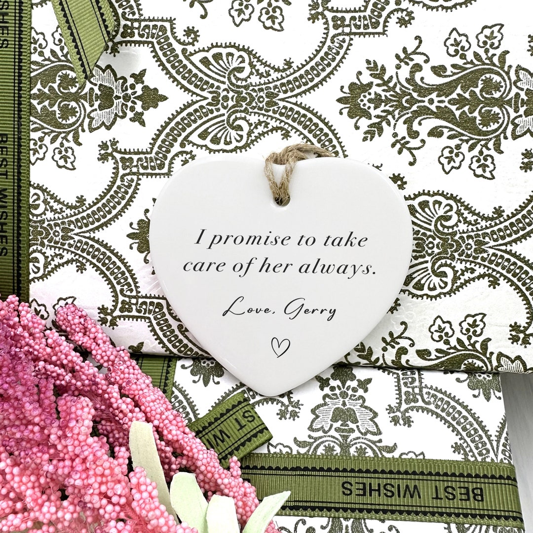 Mother of the Bride and Groom Gifts, Wedding Gifts, Heart Ceramic ...