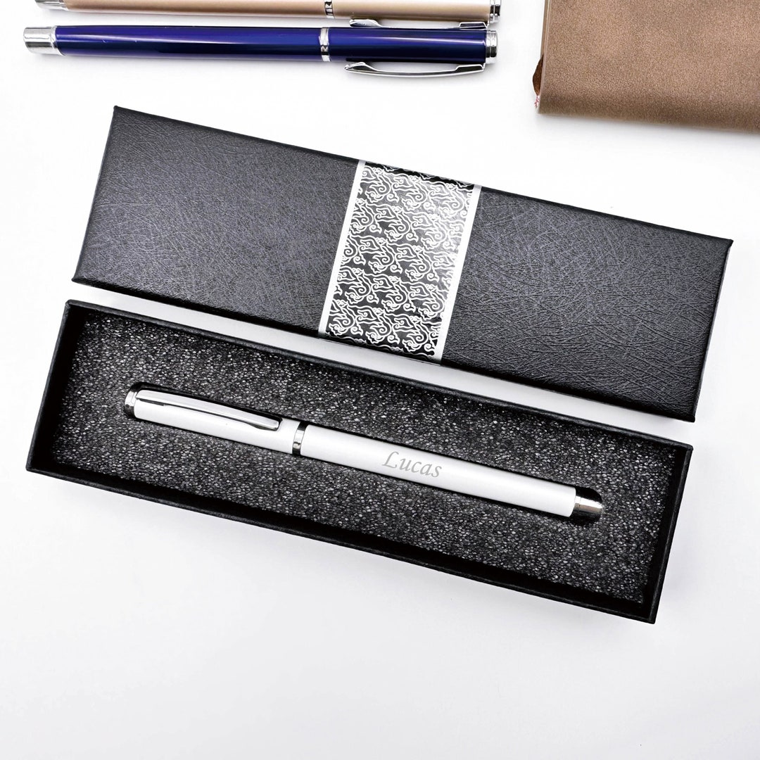 Personalized Business Pen With Pen Case, Valentine's Day Gift for Man ...