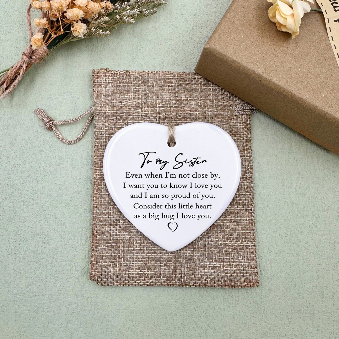 A Hug for a Special Sister, Friendship Ceramic Gift, Consider This ...