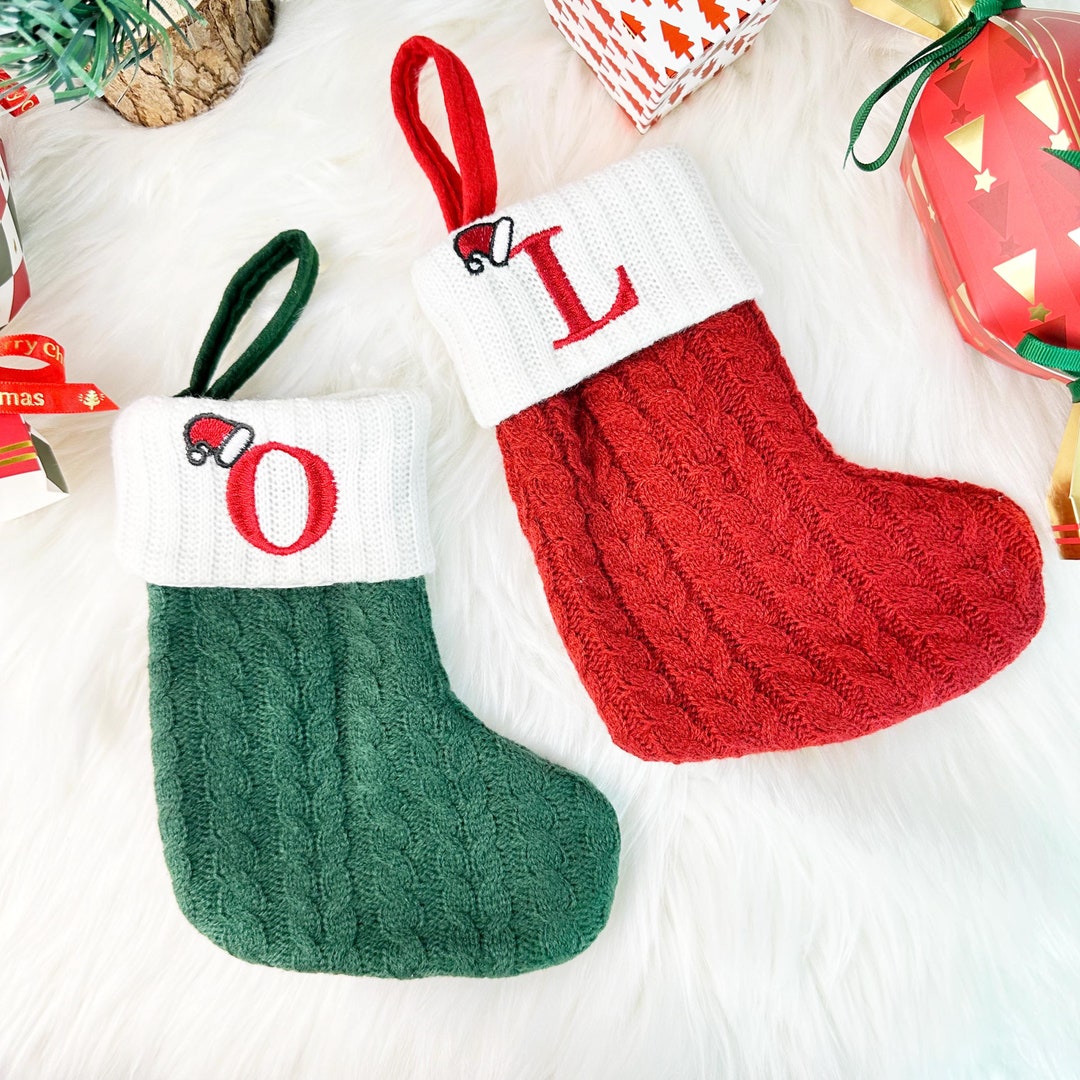 Personalized Embroidered Christmas Stockings, Small Christmas Stockings ...