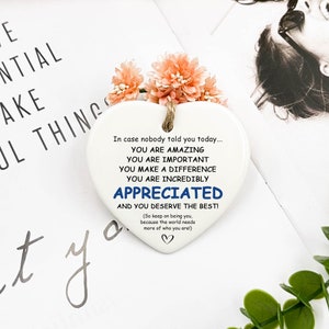 You Are Incredibly Appreciated, Affirmations Sign, in Case No One Told ...