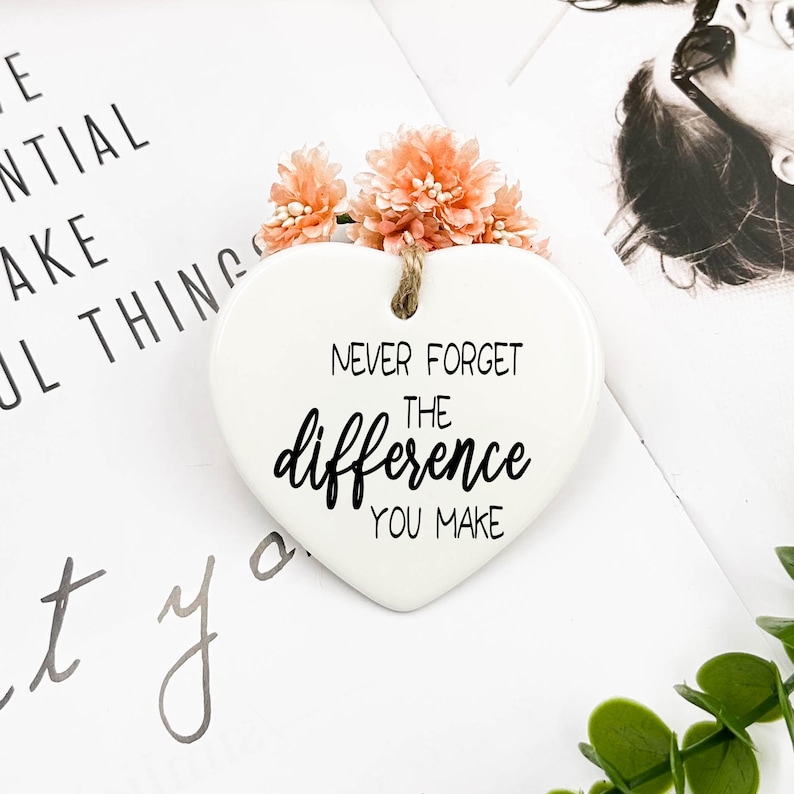 Never Forget the Difference You Make, Leaving Gift Work Colleague ...