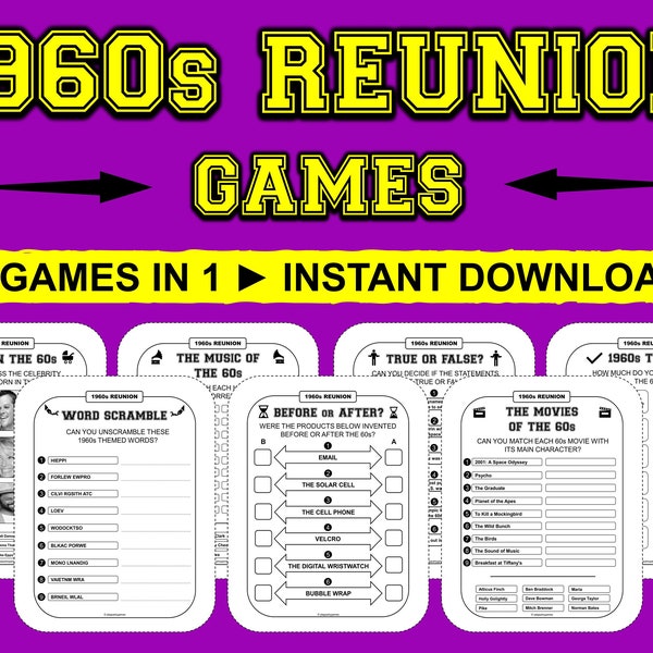 1960s Games - Etsy