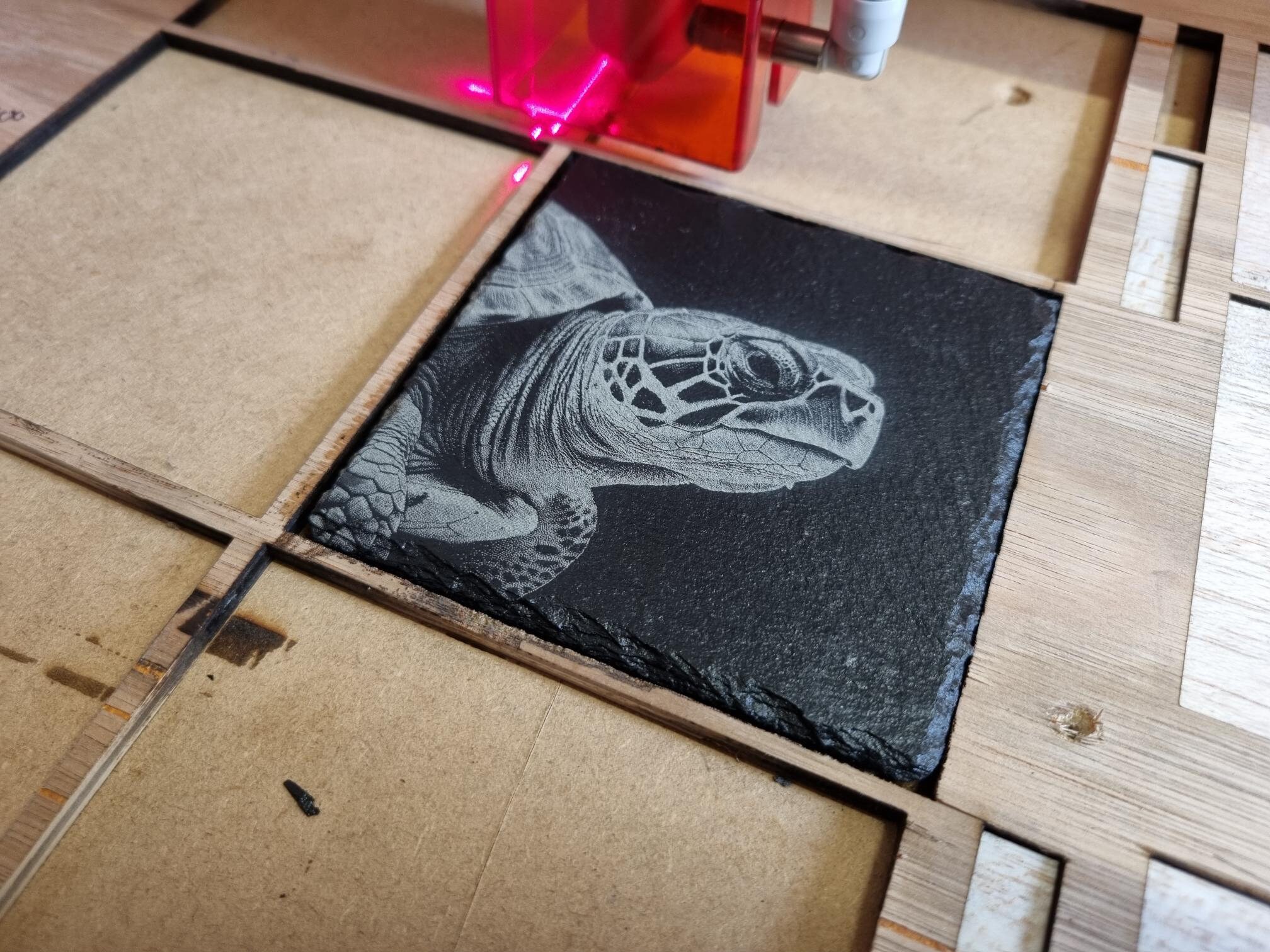 Artistic Turtle PNG / PNG Laser Engraving File for Slate / Digital ...