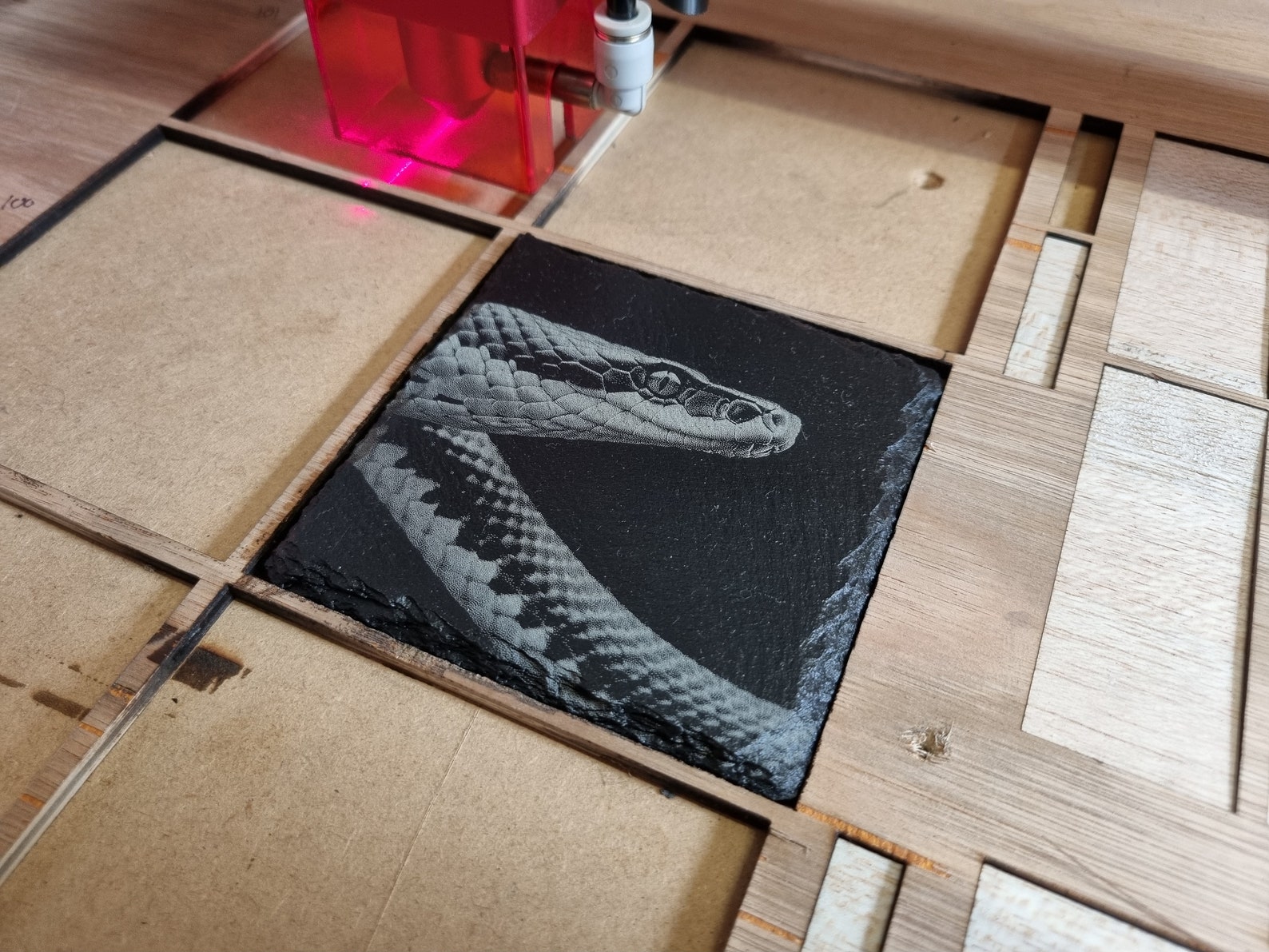 Artistic Snake PNG / PNG Laser Engraving File for Slate / Digital ...
