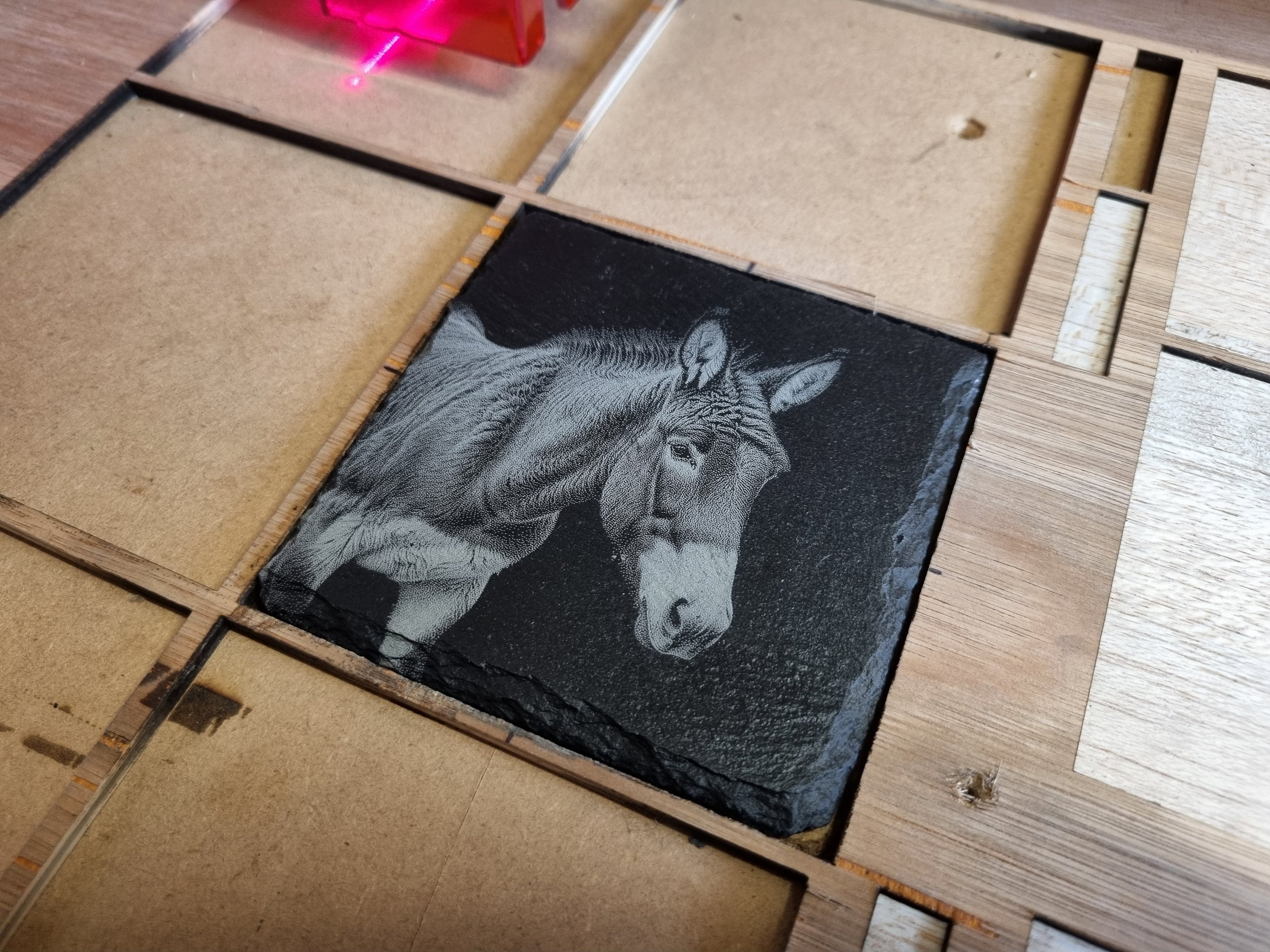 Artistic Donkey PNG / PNG Laser Engraving File for Slate / Digital ...