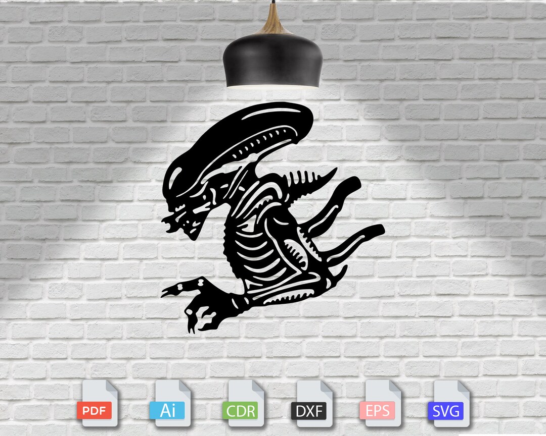 Aliens SVG, Metal Wall Art,home Decor,wall Decor Vector File,instant ...