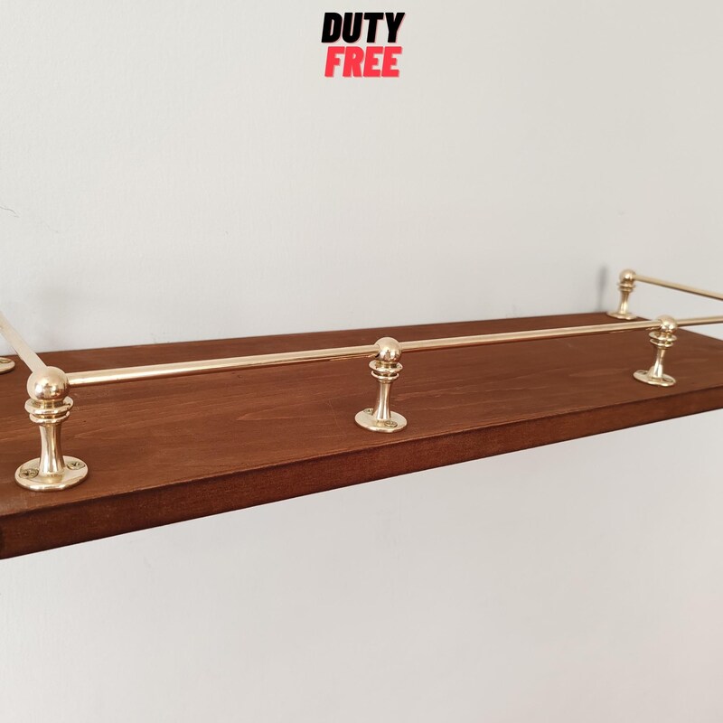 Brass Shelf Rail - Etsy