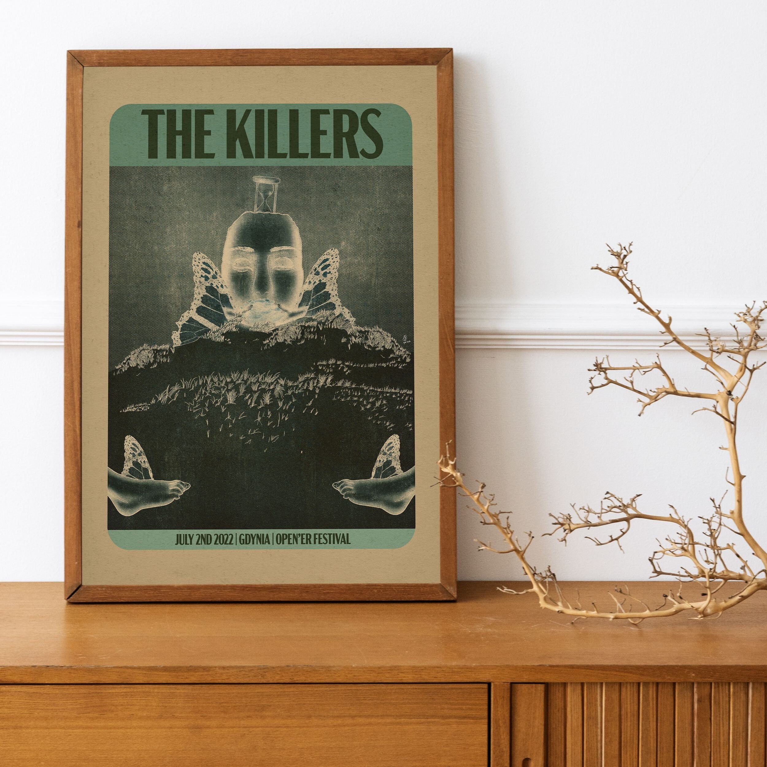 The Killers Gig Poster | Pressure Machine, Opener Festival 2022 | Band ...