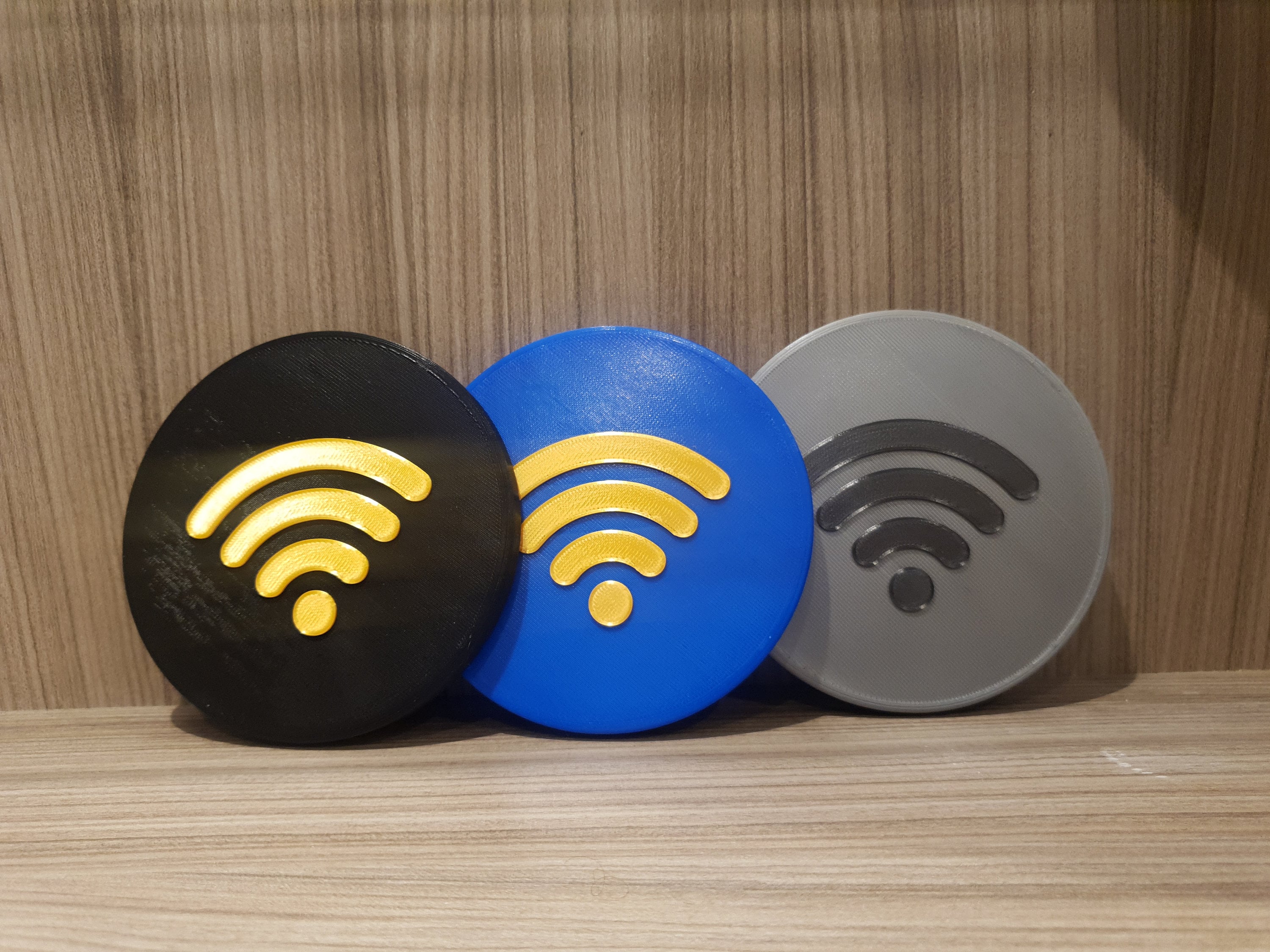 Nfc Touch Connect Wi-fi Coaster, Home Essentials,3d Printed - Etsy