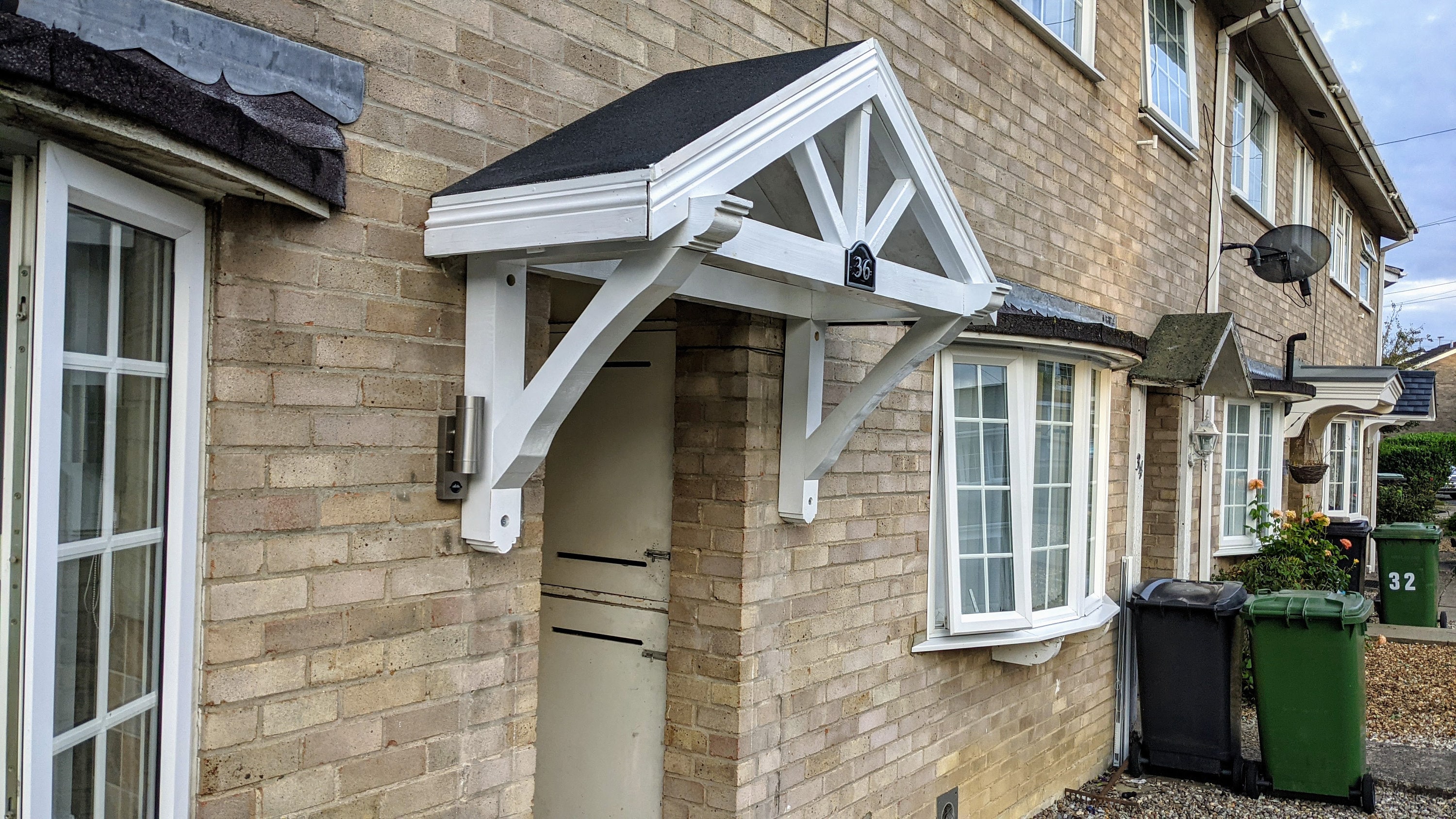 Apex Front Door Pine Porch Canopy. - Etsy UK