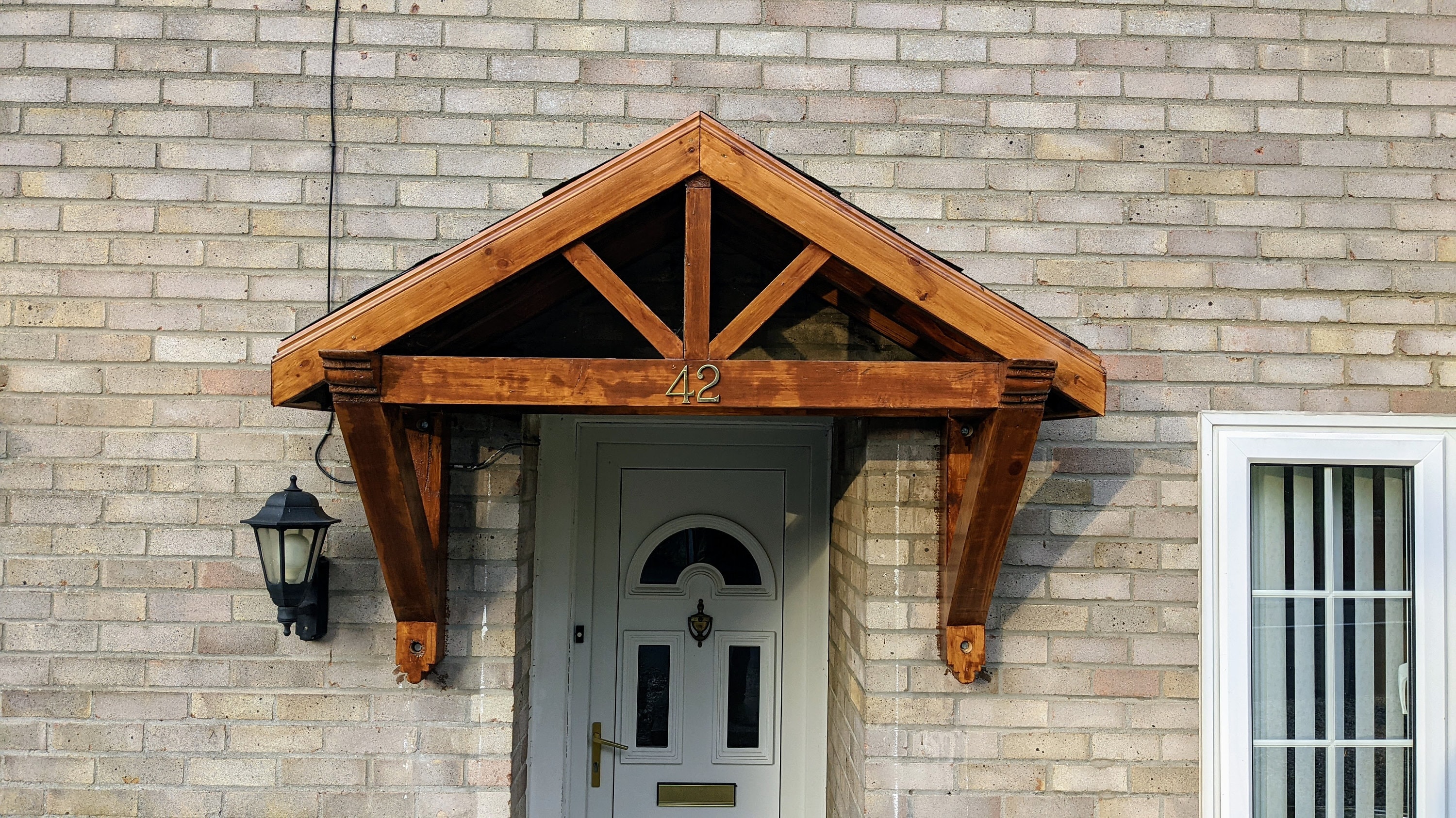 Apex Front Door Pine Porch Canopy. - Etsy UK