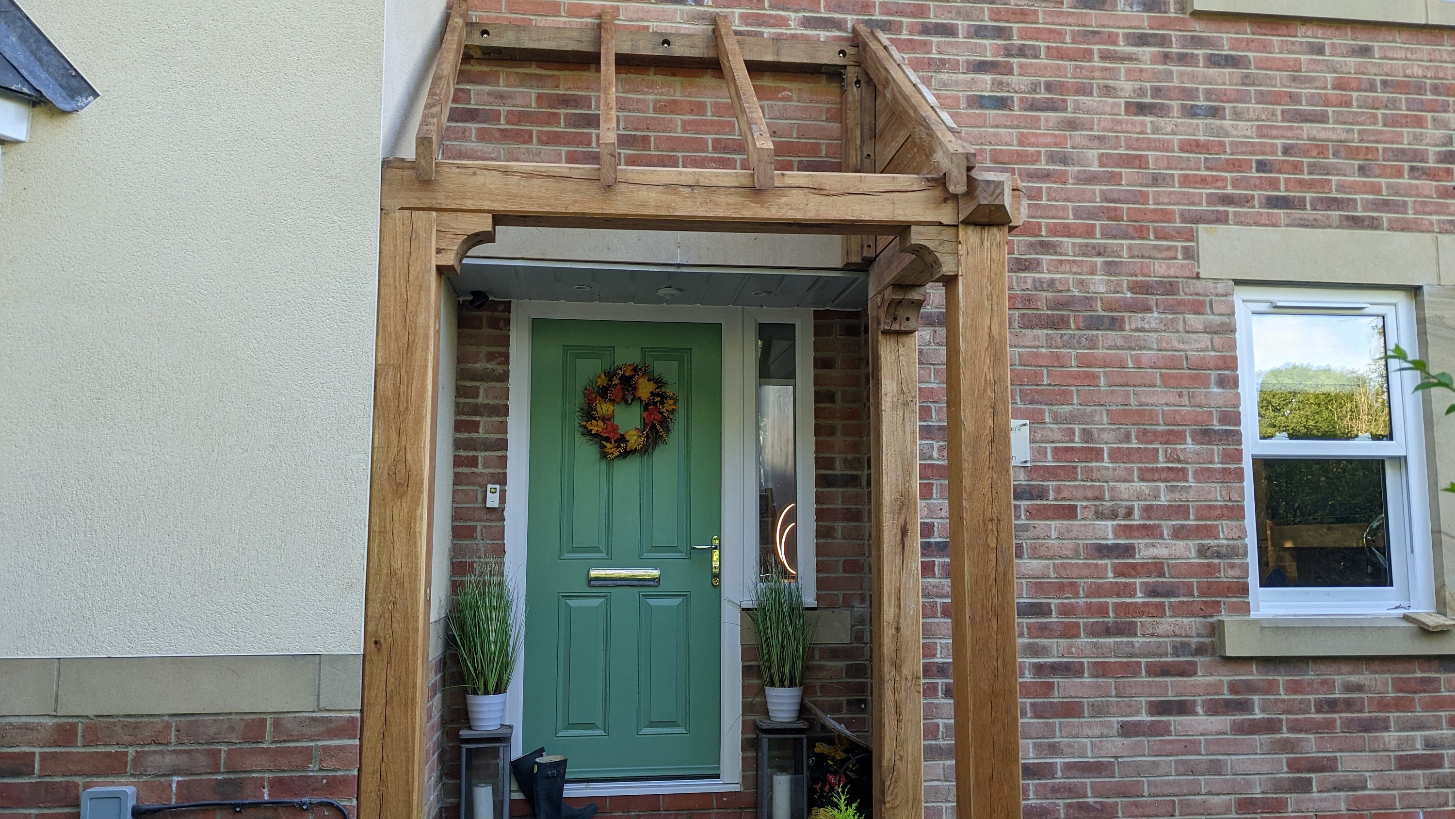Corner Front Door Porch - Alex - Etsy UK