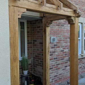 Corner Front Door Porch - Alex - Etsy UK