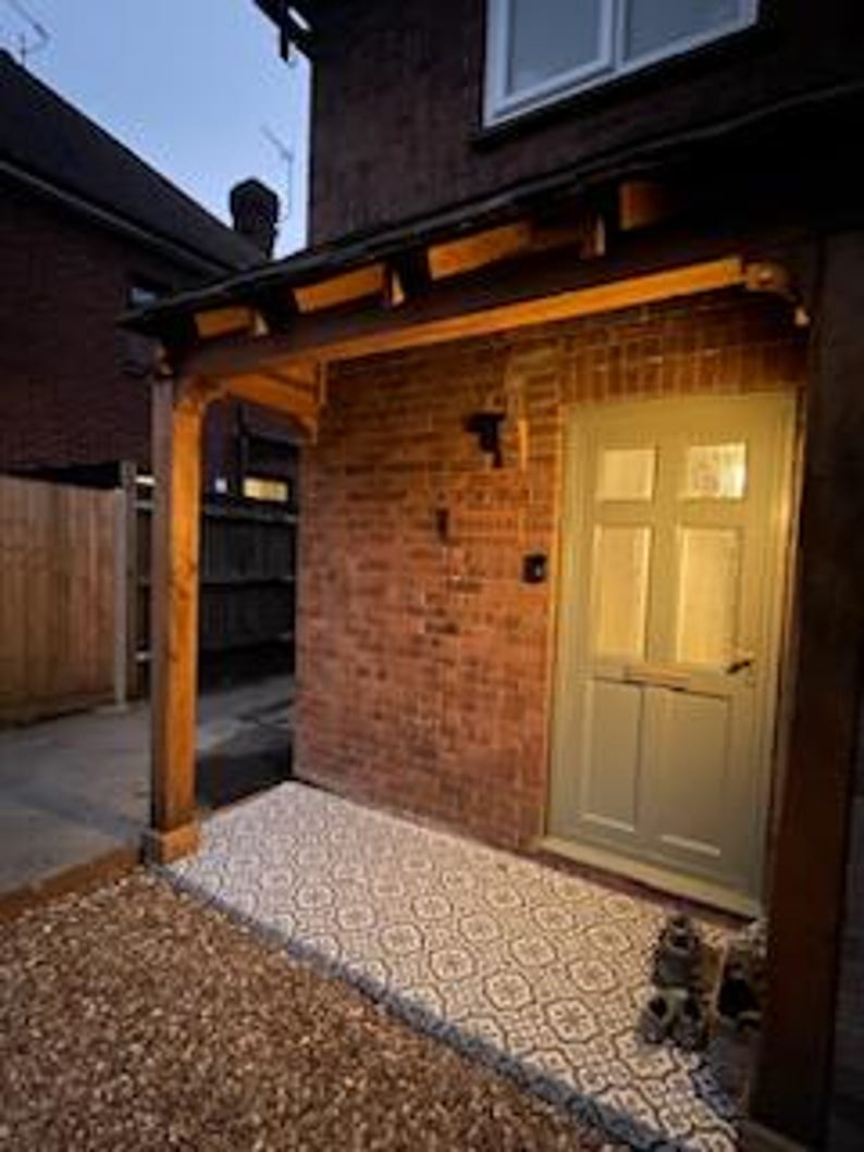 Corner Front Door Porch - Alex - Etsy UK