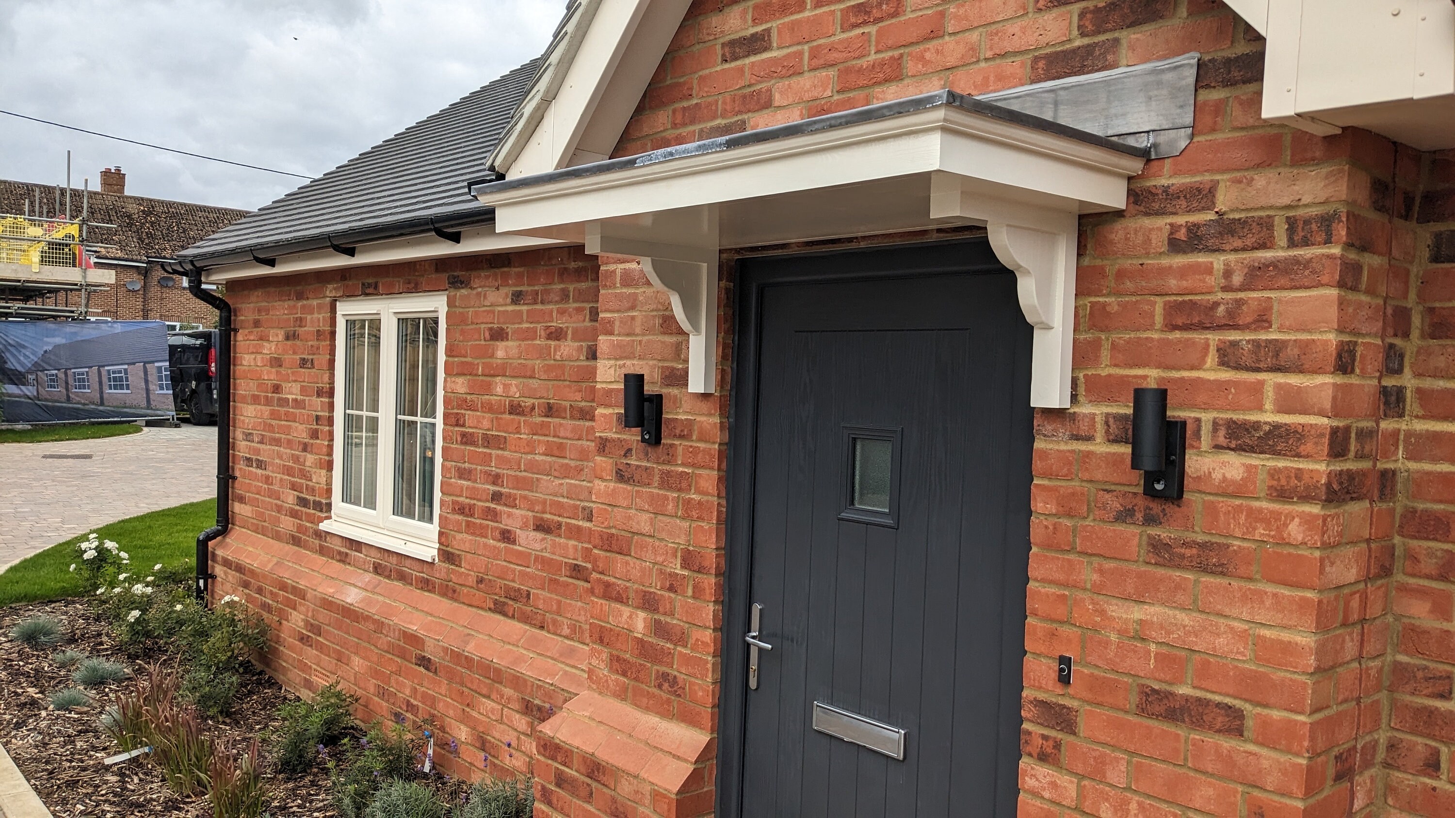 Front Door Canopy - Ledge Type - Pine - Etsy UK