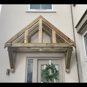 Apex Front Door Pine Porch Canopy. - Etsy UK