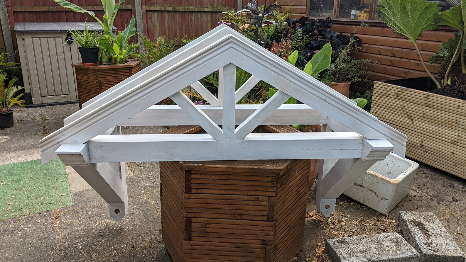 Apex Front Door Pine Porch Canopy. - Etsy UK