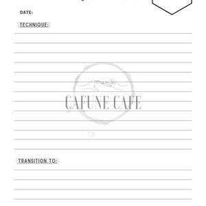 Brazilian Jiu Jitsu/bjj Editable/pdf/digital Technique Log/tracker ...