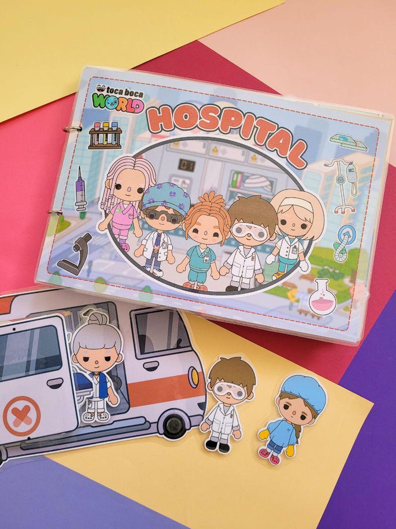 Toca Boca Life World, Hospital, Busy Book English, Play Book for ...