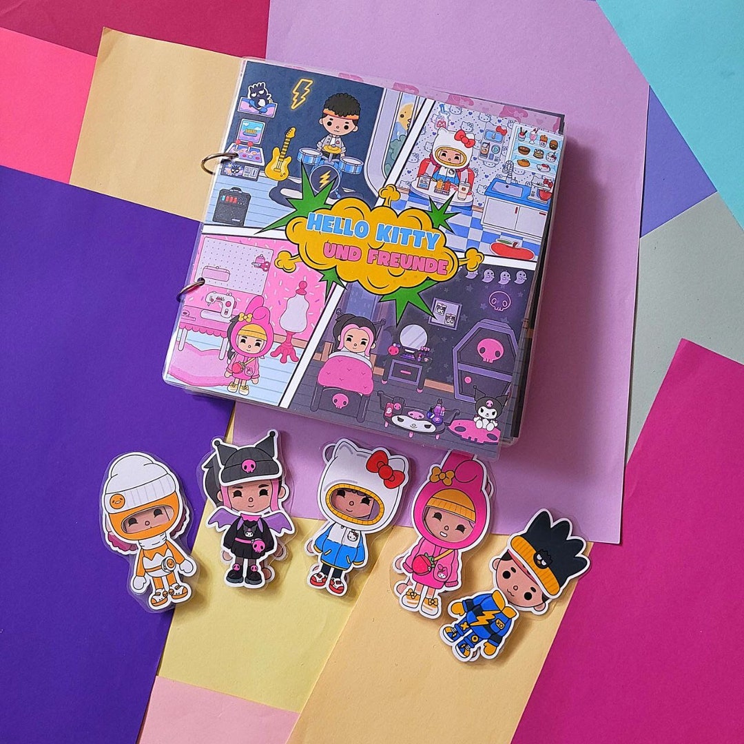 Toca Boca Life, Hello Kitty, Busy Book German, Playbook for Children ...