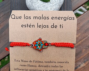 Woven Fatima Hand Bracelet - Etsy