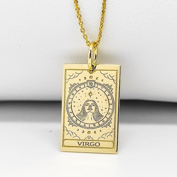 Virgo Pendant - Etsy