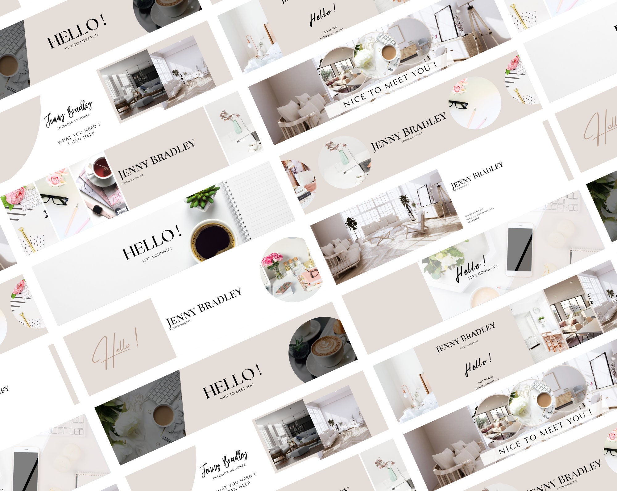 10 Linkedin Cover Template | Linkedin Timeline Cover | Instant Download ...