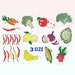 Grocery Bag & Veggies - Machine Embroidery Design, Market Fresh ...