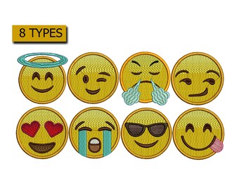Smiley Faces Embroidery Designs - Etsy