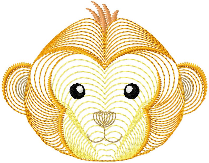 Safari Face Embroidery Design Bundle - Face Embroidery Designs Machine ...