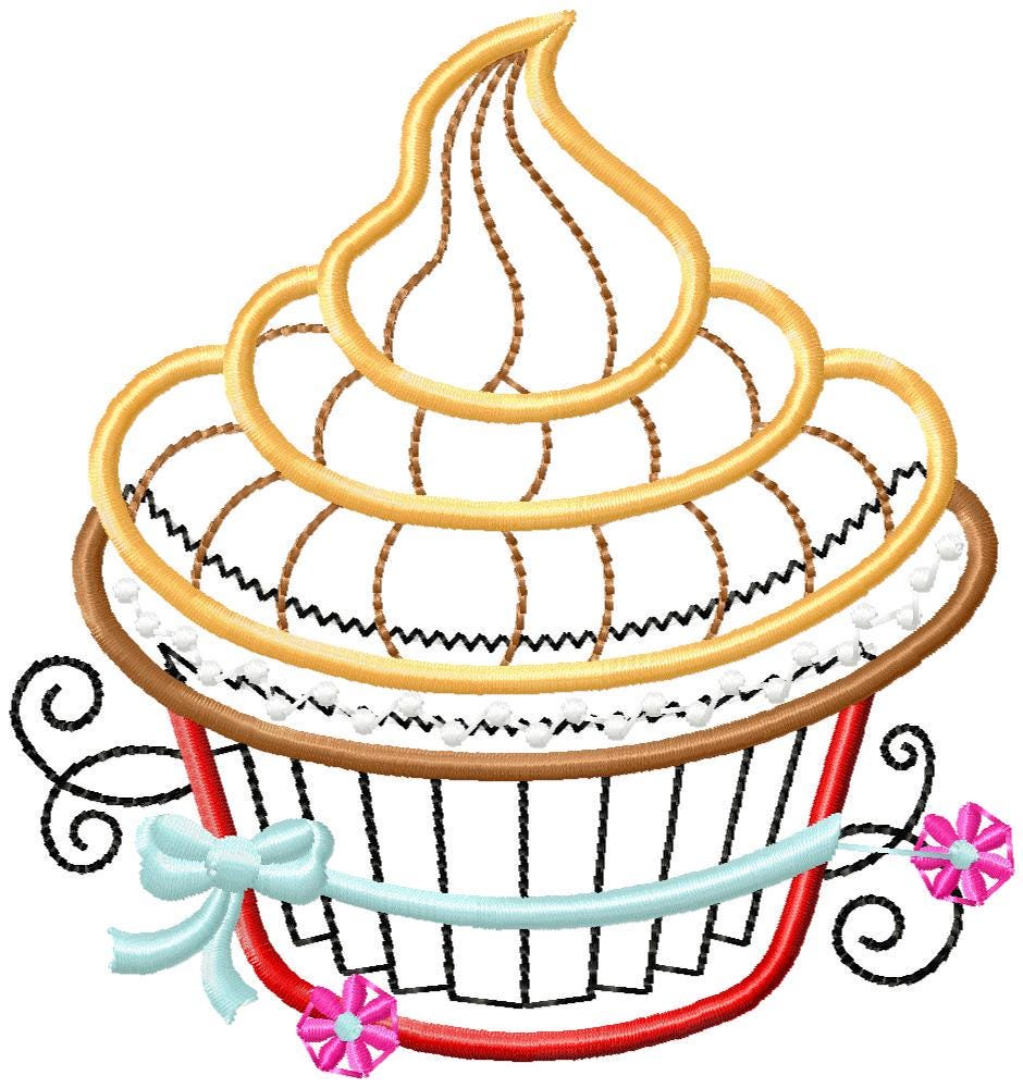 10+ Cup Cake Embroidery Design Bundle - Ice Cream Embroidery Designs ...
