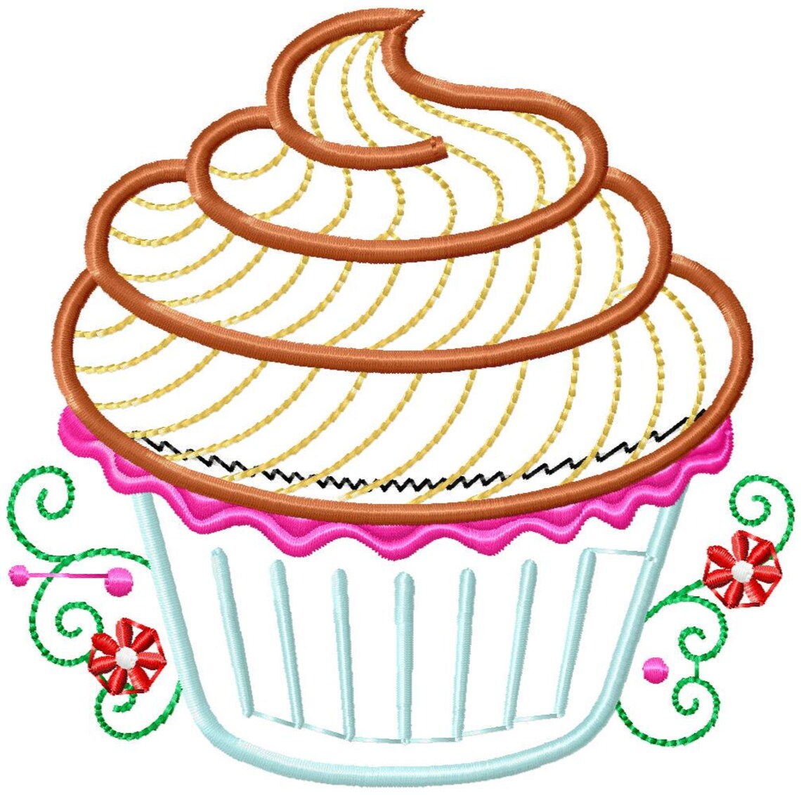 10+ Cup Cake Embroidery Design Bundle - Ice Cream Embroidery Designs ...